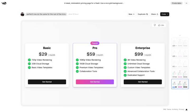 AI编程，AI工具，v0.dev | AI智库导航-aiguide.cc