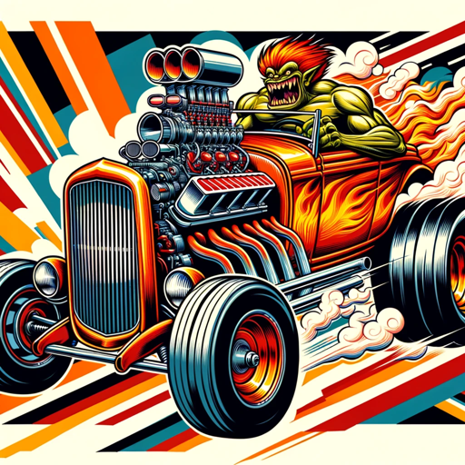 GPTs，Hot Rod Illustrator | AI智库导航-aiguide.cc