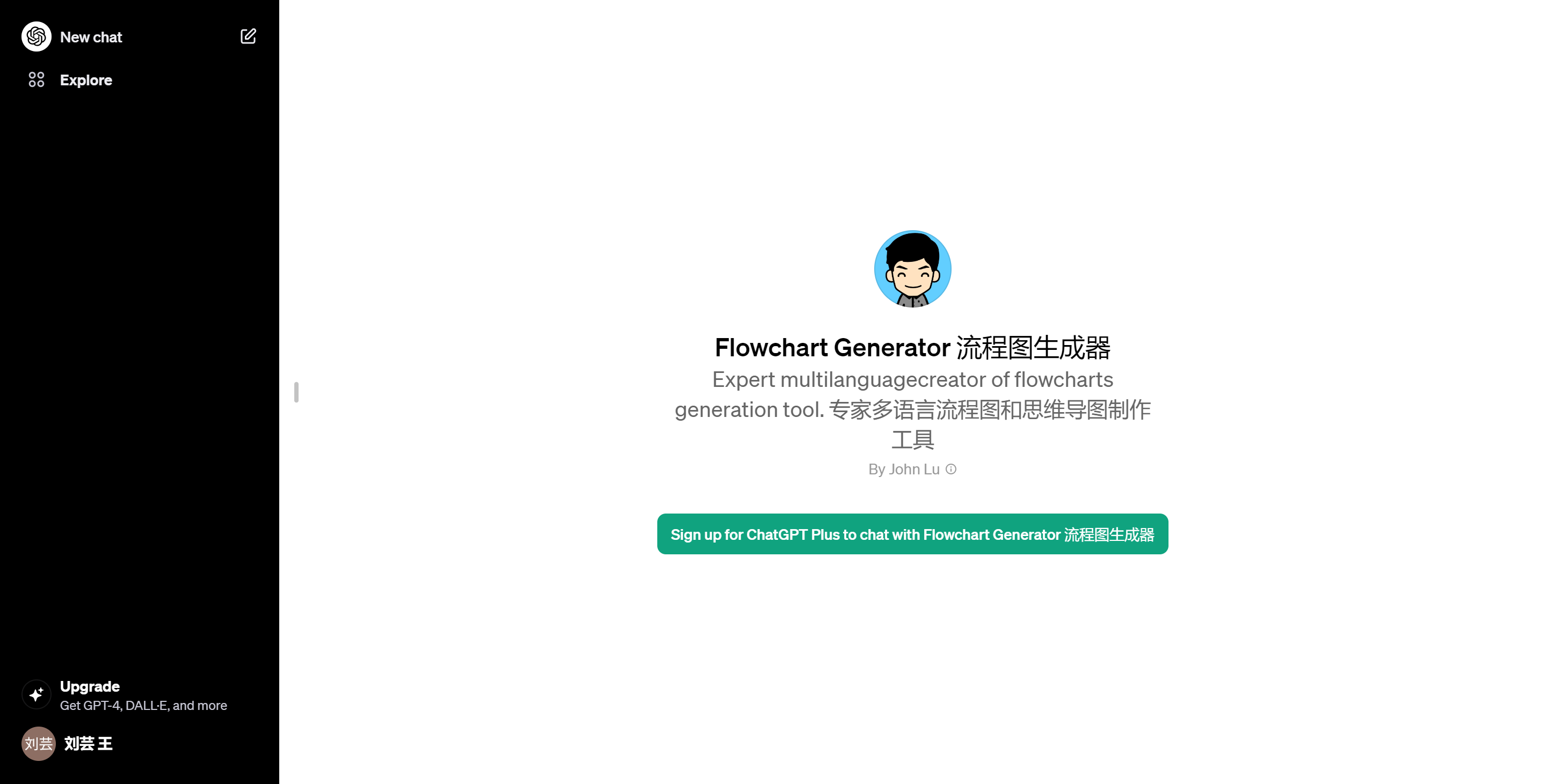 GPTs，Flowchart Generator 流程图生成器 | AI智库导航-aiguide.cc