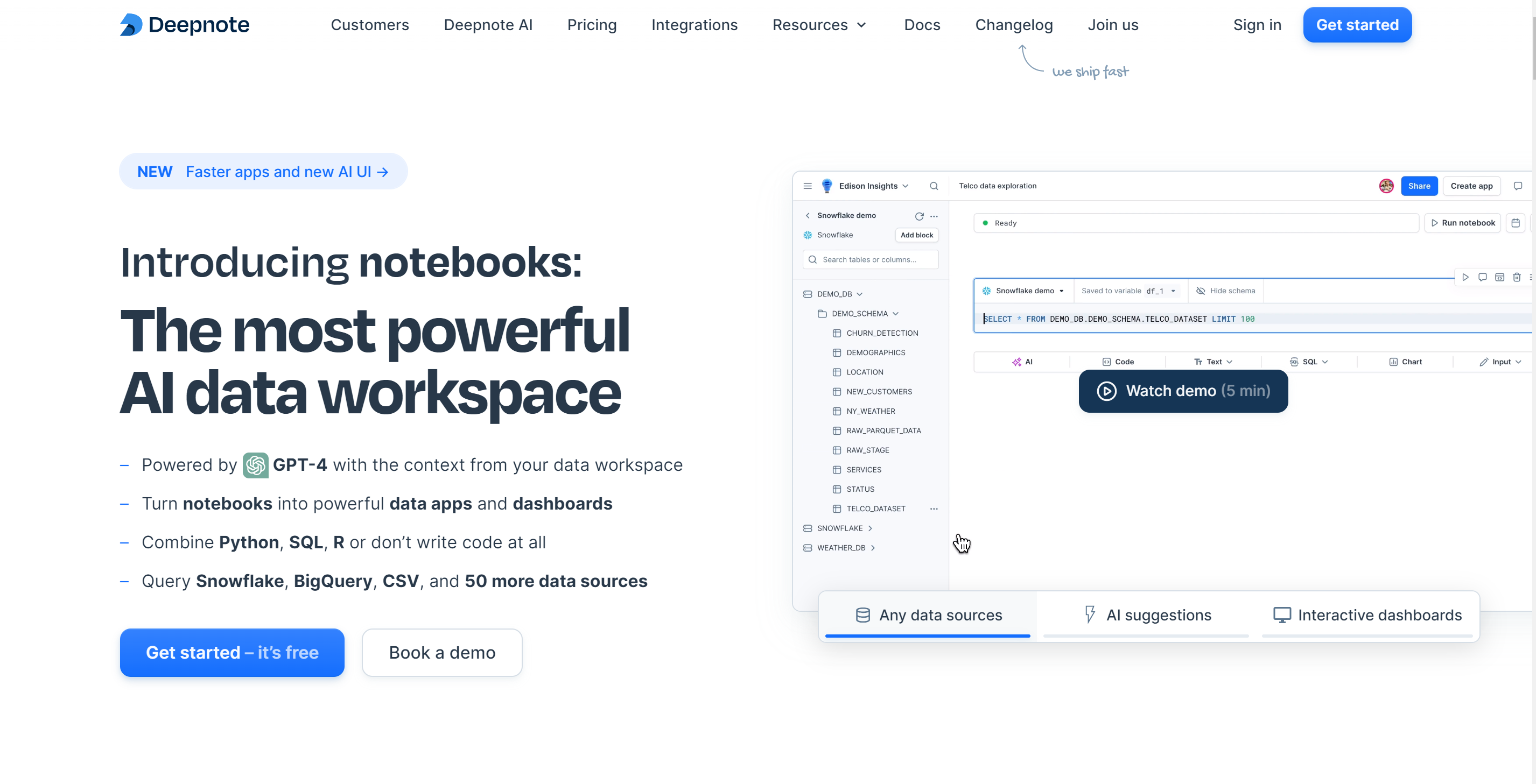 Deepnote | AI智库导航-aiguide.cc